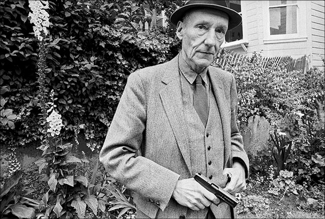 Burroughs with Colt Commander, 1981 , photograph by Ruby Ray